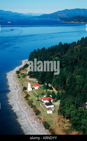 Quadra Island's Cape Mudge lightstation, British Columbia, Canada Stock ...