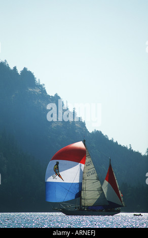 recreational sailing near Sidney/Victoria, HMCS oriole, naval training ...