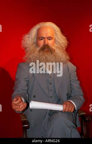 Karl Marx waxwork in the Museum of Chinese history and Museum of the ...