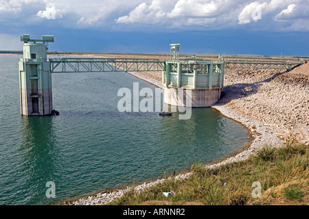 The Kingsley Dam on Lake McConaughy in Nebraska is one of the world's ...
