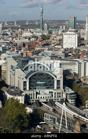 An Aerial View Of Charing Cross Station and The London Skyline, London ...