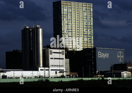 Administrative offices of Bayer pharmaceuticals company,Leverkusen ...