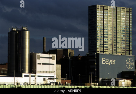 Logo of the Bayer AG, a German chemical and pharmaceutical company ...