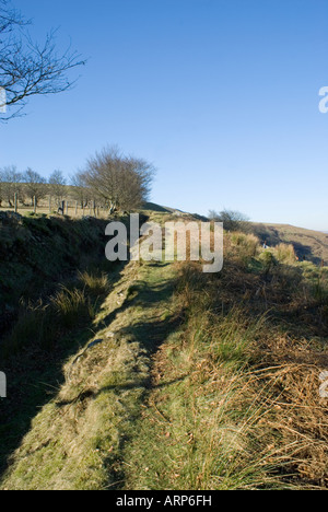 ebbw valley walk long distance footpath signpost manmoel ebbw valley ...