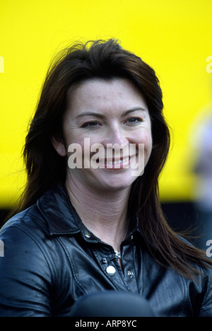BBC television Moto GP presenter Suzy Perry Stock Photo - Alamy