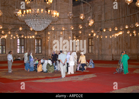 inside Mohamud Ali Mosque cairo Stock Photo - Alamy
