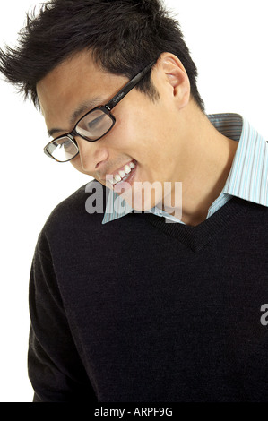 Young asian chinese businessman wearing jacket standing over isolated ...