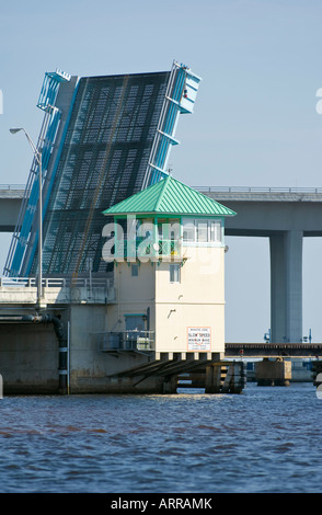 Saint Lucie River drawbridge Roosevelt bridge Martin County Stuart ...