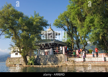temple of Tal Barahi Island temple Barahi Mandir Phewa Tal Phewa Lake ...
