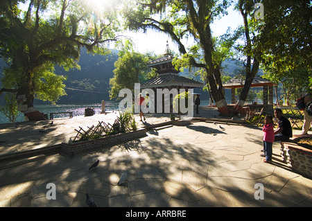 Barahi Hindu Temple, Phewa Lake, Pokhara, Nepal Stock Photo: 145442936 ...