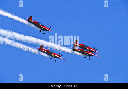 Royal Jordanian Falcons, air show,Photo Kazimierz Jurewicz Stock Photo ...