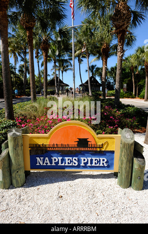The famous Naples Florida Pier Stock Photo - Alamy
