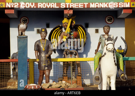 Fante Military shrine in Ghana Stock Photo - Alamy