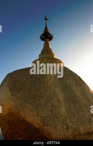 The Golden Rock, (Kyaiktiyo), Lower Burma, (Myanmar Stock Photo - Alamy