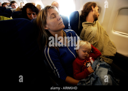 In the plane flying to the island Crete Stock Photo - Alamy