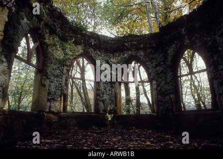 Fisher s Hall an octagonal Gothic folly of 1750 in Hackfall Woods on ...