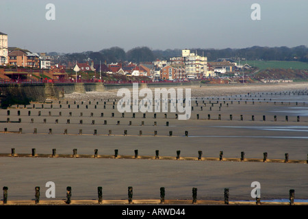 North beach groynes, Bridlington, East Yorkshire, England, UK Stock ...