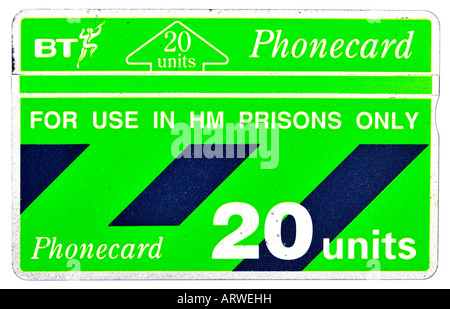 1990s British Telecom BT Phonecard FOR EDITORIAL USE ONLY Stock Photo ...