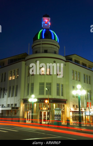 Napier,North Island,New Zealand-December 15,2016: White bio-morphic ...