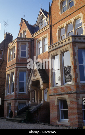 Victorian double-fronted house England UK Stock Photo - Alamy