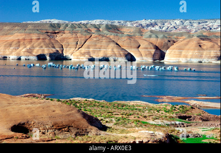Lake Powell marina at Bullfrog Utah USA Stock Photo - Alamy