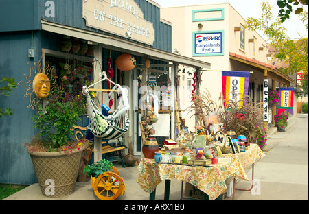 Sidewalk shopping in Moab Utah USA Stock Photo - Alamy