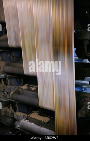 Newspaper presses. >> Stock Photo - Alamy