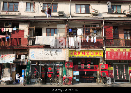 Longtang neighborhood traditional Chinese housing in Shanghai ...