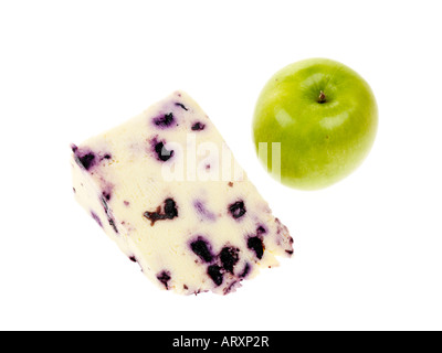 Blueberry White Stilton Cheese with Fruit Stock Photo - Alamy