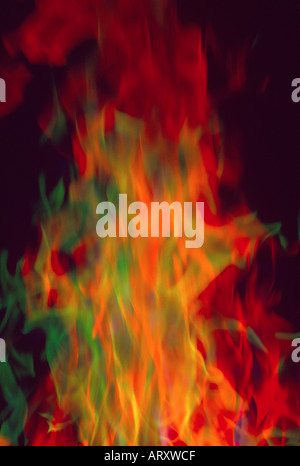 special effect multicolored flames fire Stock Photo - Alamy