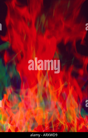 special effect multicolored flames fire Stock Photo - Alamy