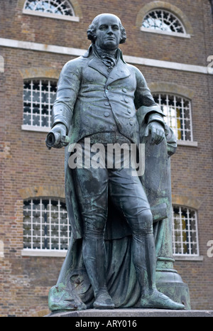 A Bronze Statue of Robert Milligan, West India Docks, London, England ...