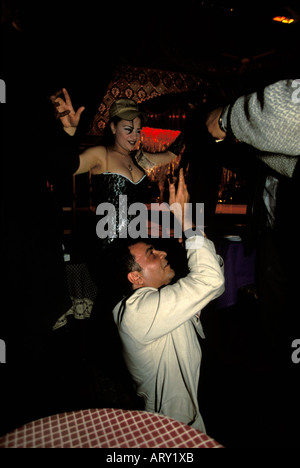 Belly dancer performing in a night club Cairo Egypt Stock Photo - Alamy