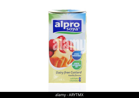Alpro Dairy Free Custard Stock Photo - Alamy