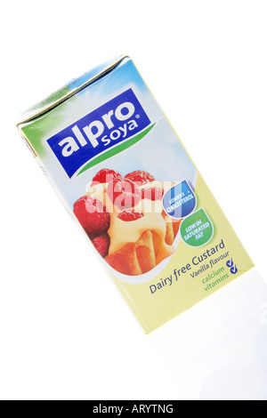 Alpro Dairy Free Custard Stock Photo - Alamy
