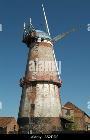 Sutton corn windmill Norfolk Stock Photo - Alamy