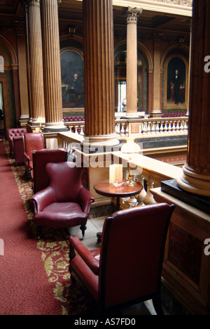 Reform Club interior Pall Mall London England Stock Photo - Alamy