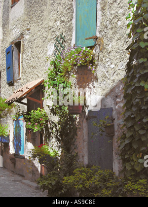 france drome valley of the river drome die village Stock Photo - Alamy