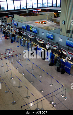 Check In Counter Logan Airport Boston Massachusetts Stock Photo - Alamy