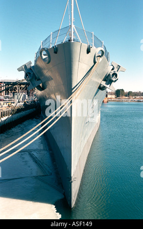 The USS Massachusetts, a US Navy South Dakota class Battleship, is ...