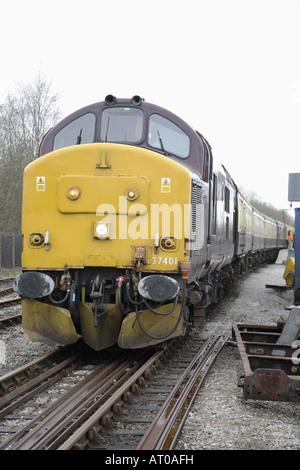Class 37 diesel locomotive 37401 Mary Queen of Scots in large logo ...
