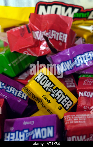 Farley s Sathers Candy Co Now and Later candies Stock Photo - Alamy