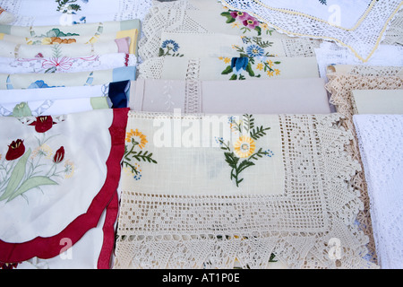 Croatian Embroidery, Dubrovnik Stock Photo - Alamy