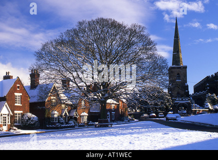 Cheshire Astbury village Saint Marys Church Stock Photo: 4549298 - Alamy