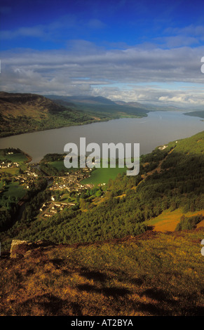 Loch Rannoch and Rannoch Village Perthshire Scotland UK Europe Stock ...