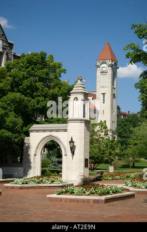 Bloomington Indiana University Sample Gates entrance with summer ...