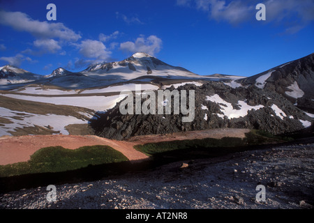 Novarupta Volcano and the Valley of 10,000 Smokes, Alaska Stock Photo ...
