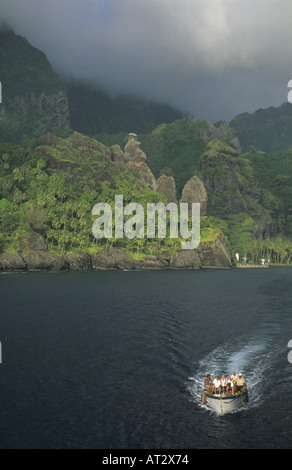 Virgenes Bay Hanavave Fatu Hiva Marquesas Islands French Polynesia ...