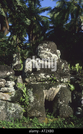 Marae Paeke Taipivai Nuku Hiva Marquesas Islands French Polynesia Stock ...