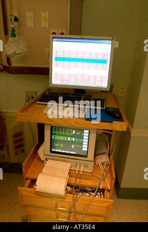 Labor Contractions monitoring in hospital Stock Photo - Alamy